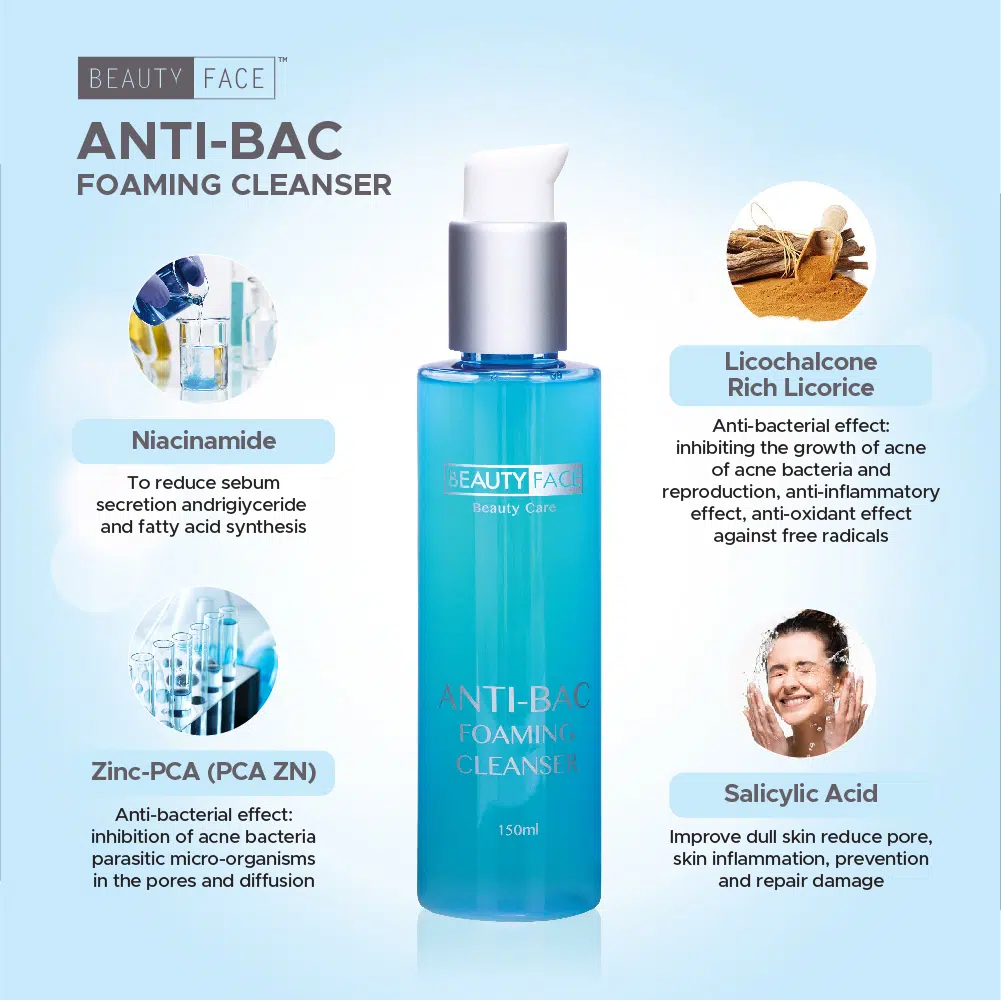 ANTI BAC CLEANSER FOC ANTI BAC FACIAL - Beauty Face
